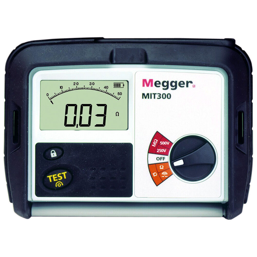 Comprobador de aislamiento y continuidad Megger MIT300, 250 V, 500 V ...